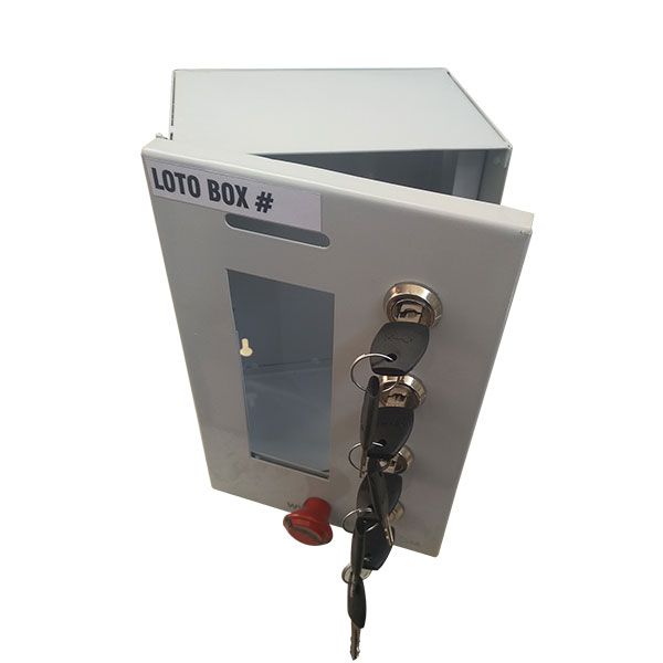 Safety Lockout Box with 4 Keys – arasko